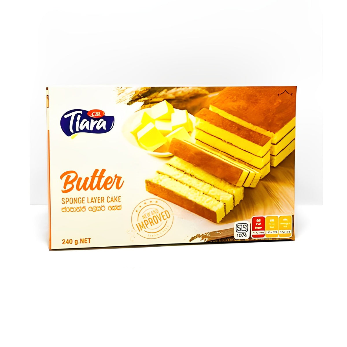 Tiara Butter Sponge Layer Cake - 240g — QBAY