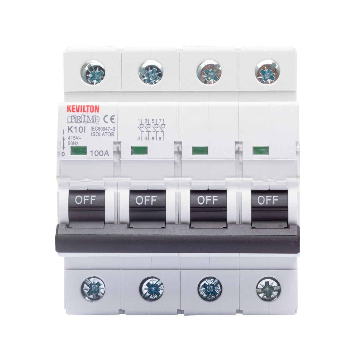 100A 4 Pole Main Switch (Isolator) — QBAY