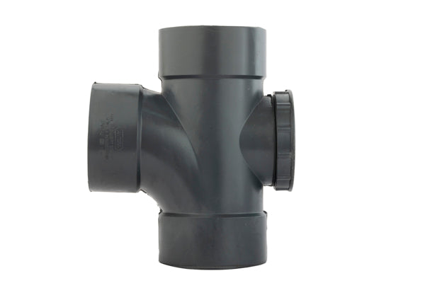 Drainage Swept "T" With Cleaning Eye — QBAY