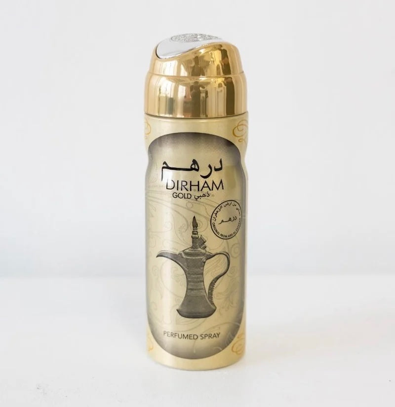 Dirham Gold Body Perfumed Spray - 200ml — QBAY