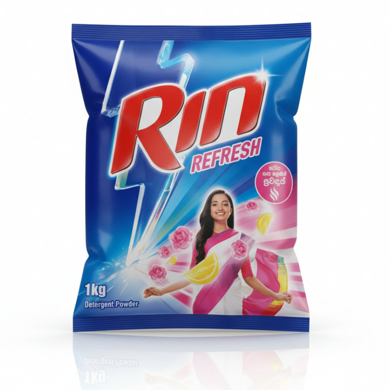 Rin Refresh Lemon and Rose Detergent Powder - 1kg – QBAY