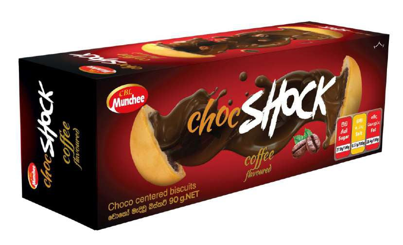 Munchee Choc Shock Coffee Flavored -90g — QBAY