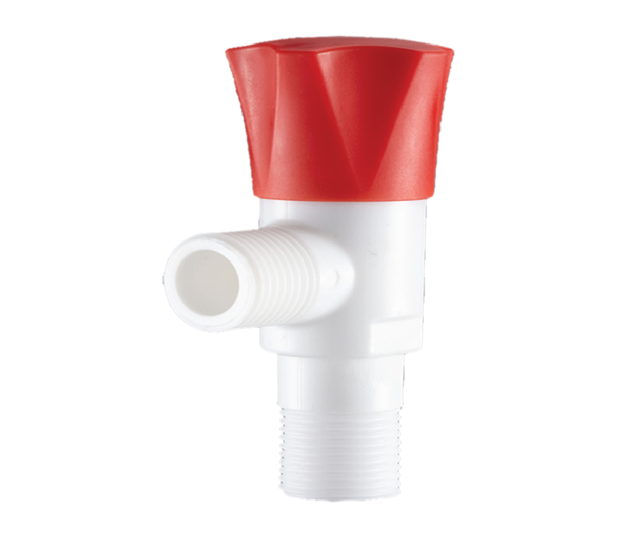 Angle Valve Red Handle — QBAY