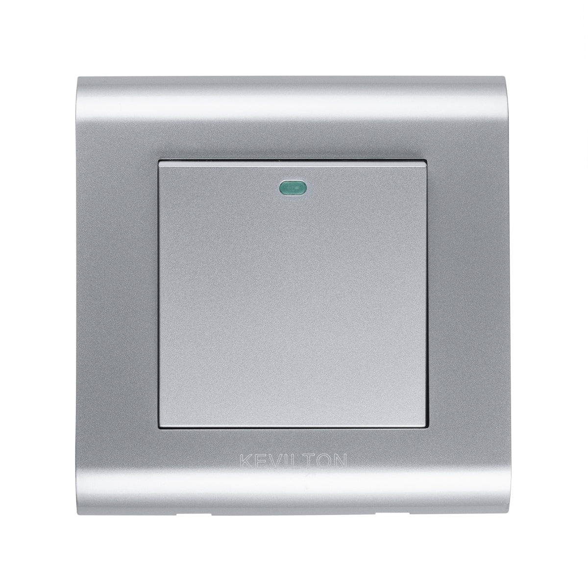 Modular Silver One Gang One Way Switch — QBAY
