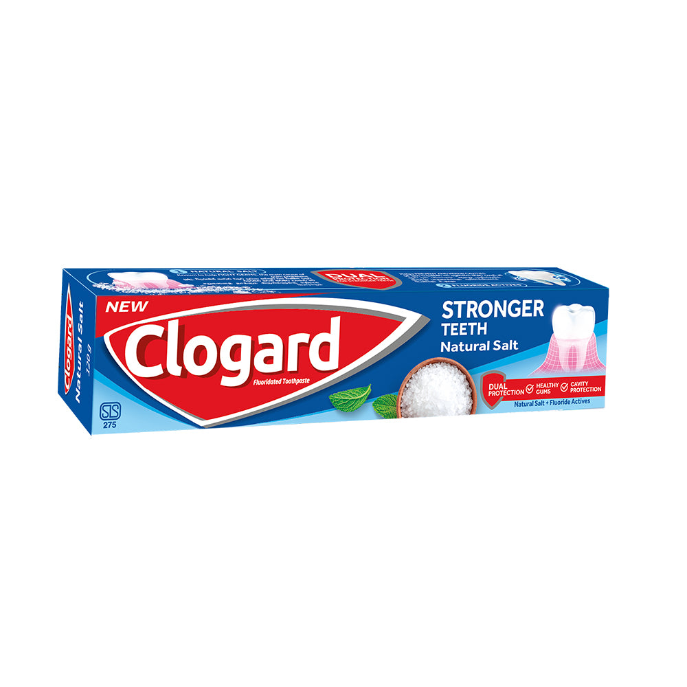 Clogard Strong Teeth Natural Salt Toothpaste — QBAY