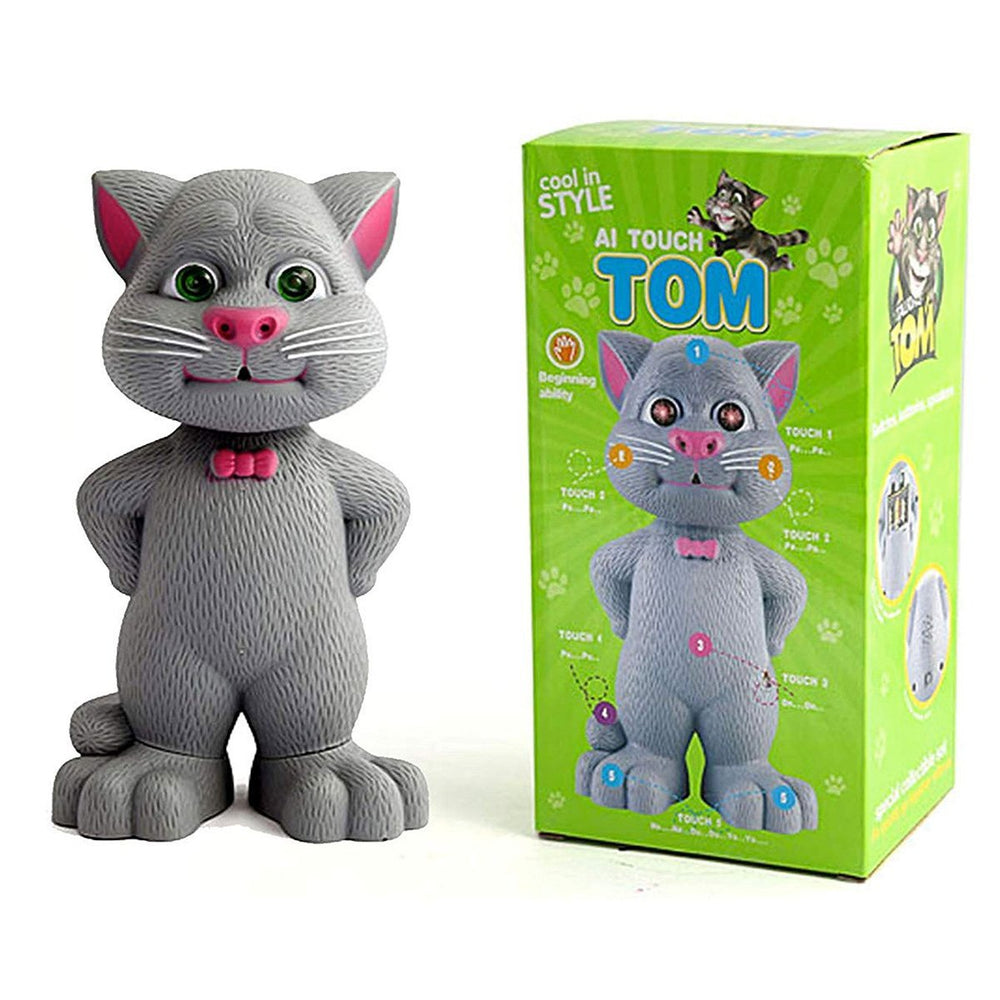 Talking Tom with AI Touch Sensitive and Recording for Kids – QBAY